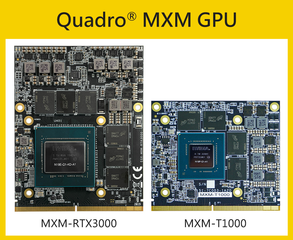 德承GM-1000導入最新Quadro® MXM GPU模組，滿足機器視覺的效能需求